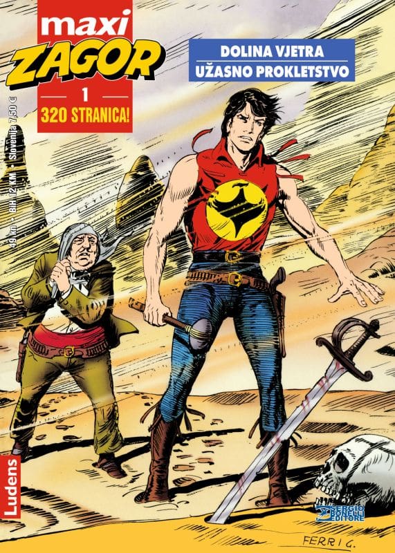 Zagor maxi 01: Dolina vjetra / Užasno prokletstvo - Strip knjižara Babilon
